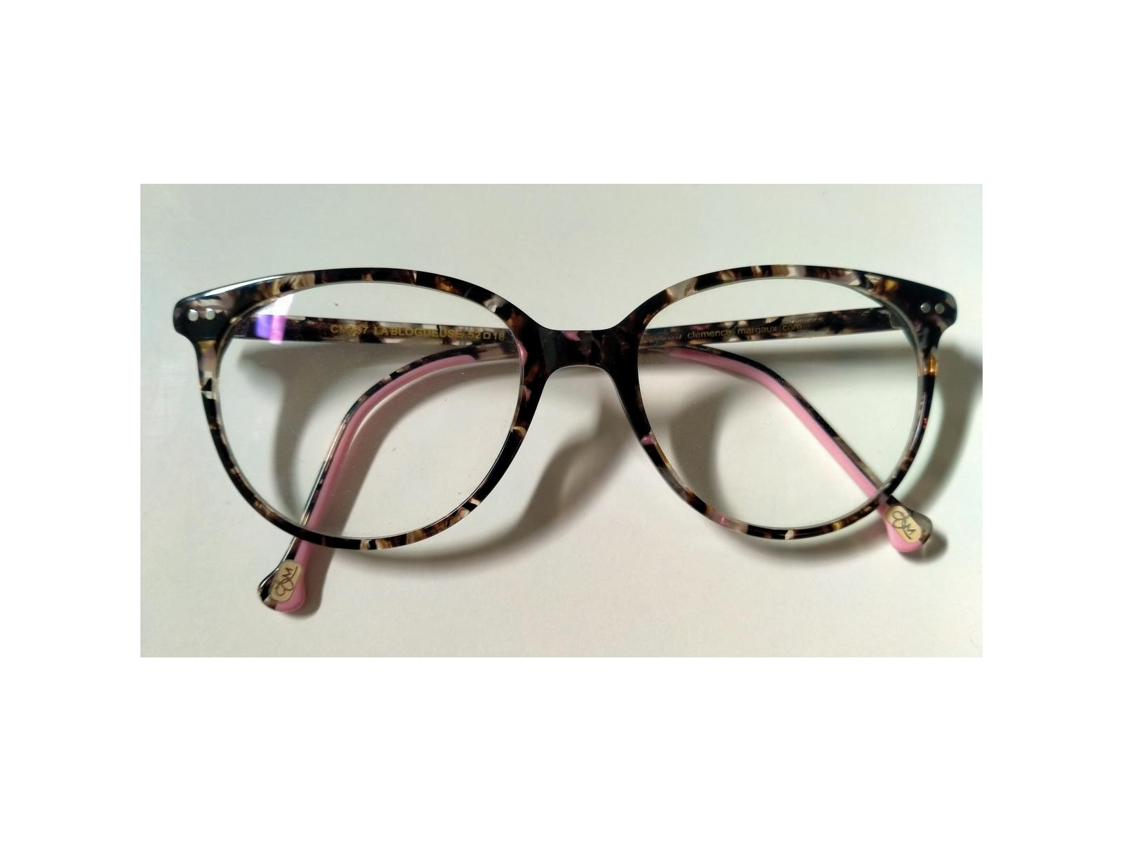 Lunettes de vue Clémence & Margaux - la blogueuse Rose Femme