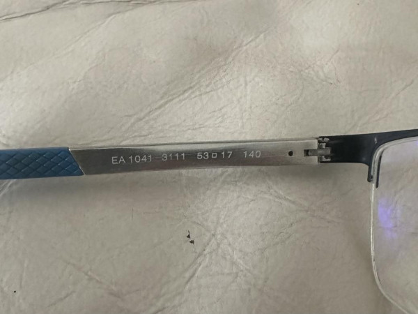 Lunettes de vue Emporio Armani - EA1041 Bleu Homme