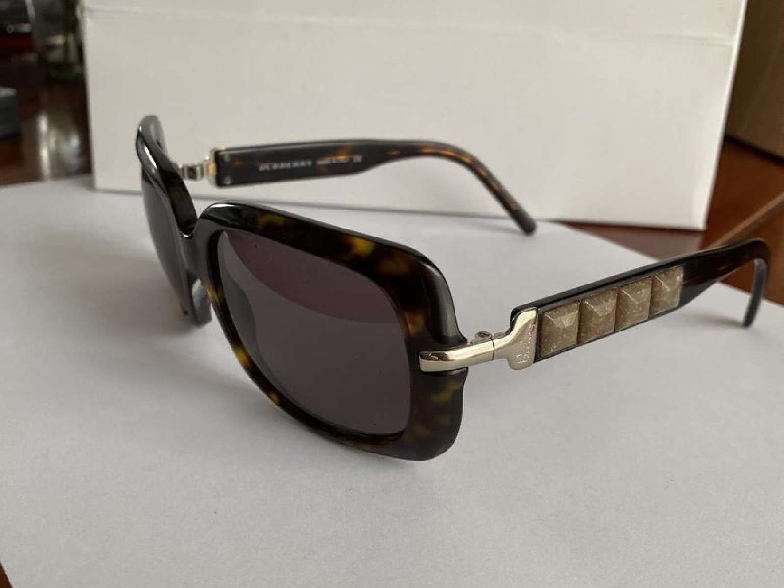 Lunettes de soleil Burberry - b4020-b Marron Femme