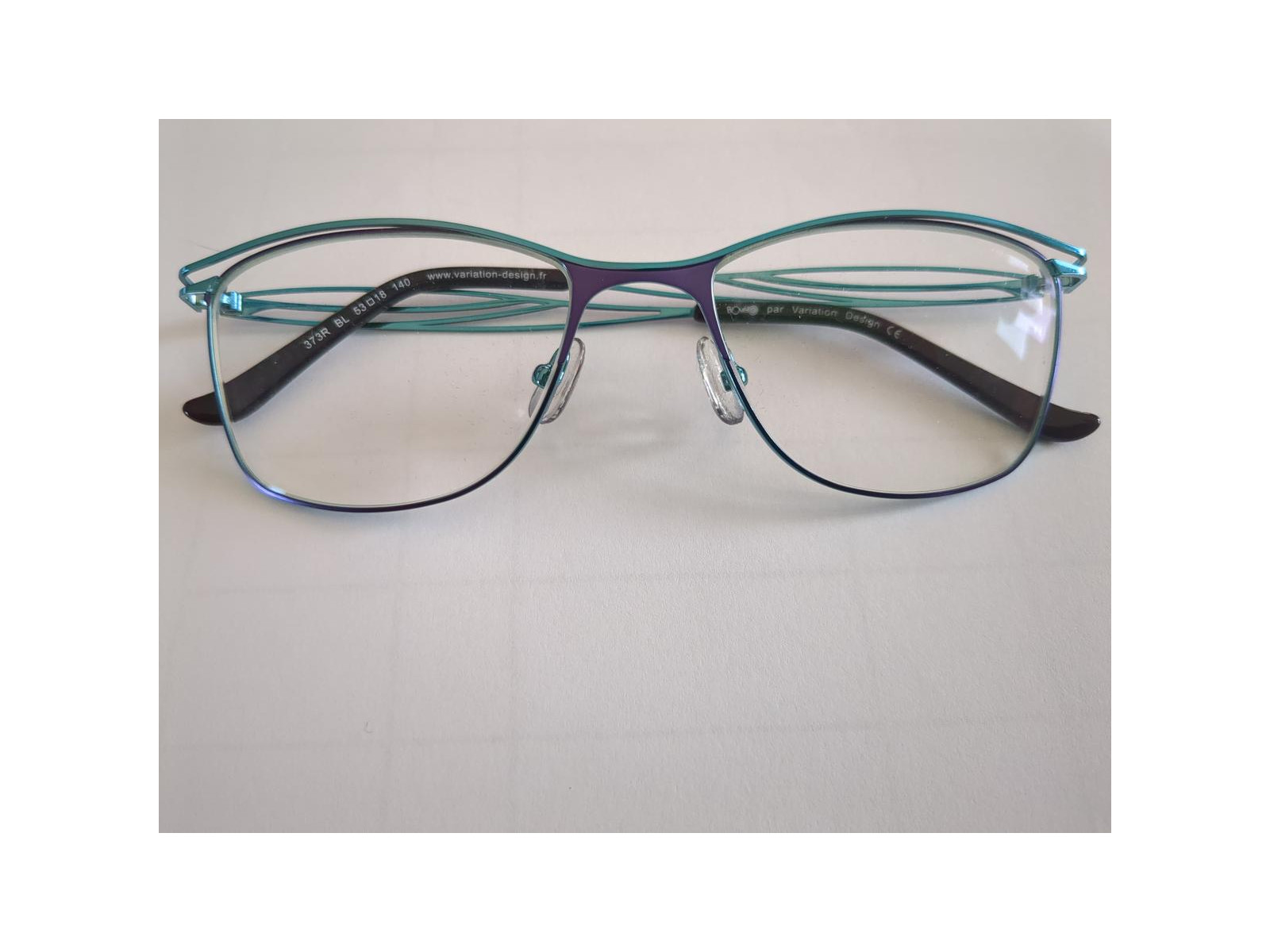 Lunettes de vue Variation design - bovelo 373R Bleu Femme