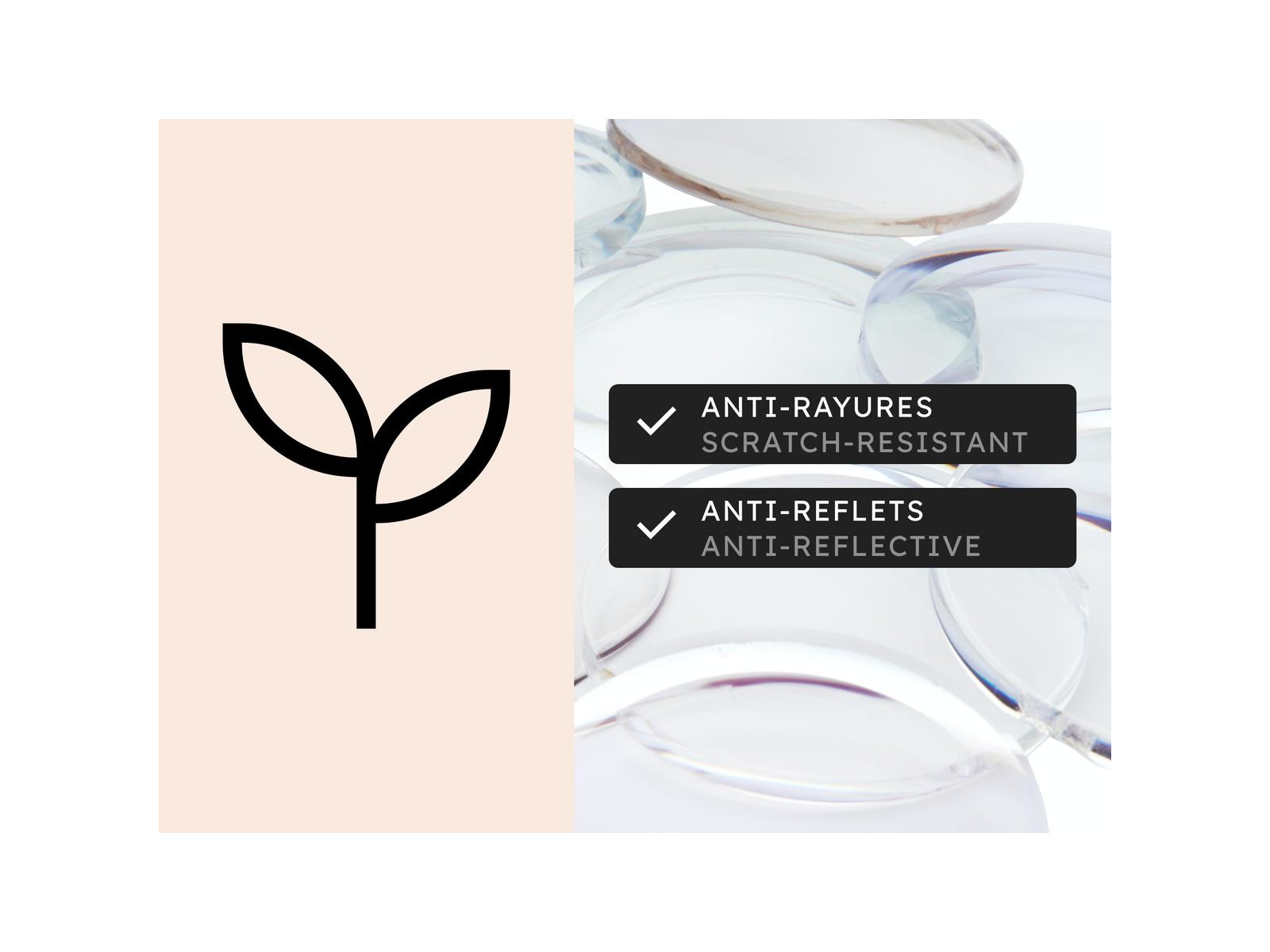 Changement Verres Correcteurs Seuls (Mêmes montures) - Moins cher.