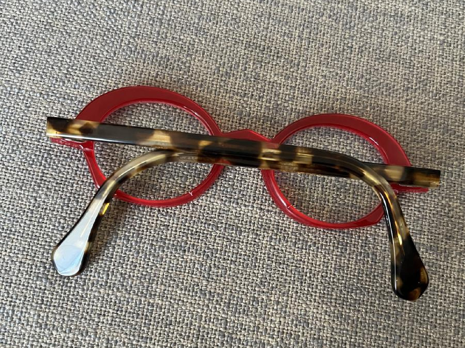 Lunettes de vue la brique et la violette - Sandrine Rouge Femme